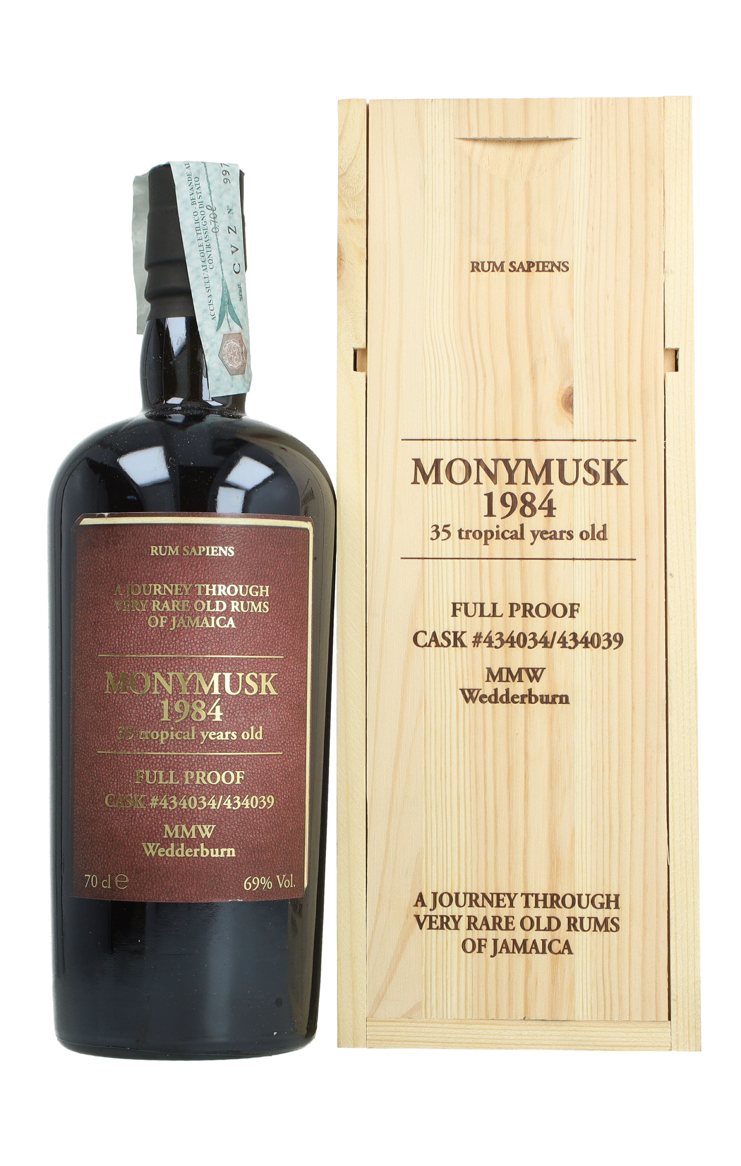 MONYMUSK Jamaica Rum 35 Year Old 1984 70cl 69% MWW - Products - Whisky ...