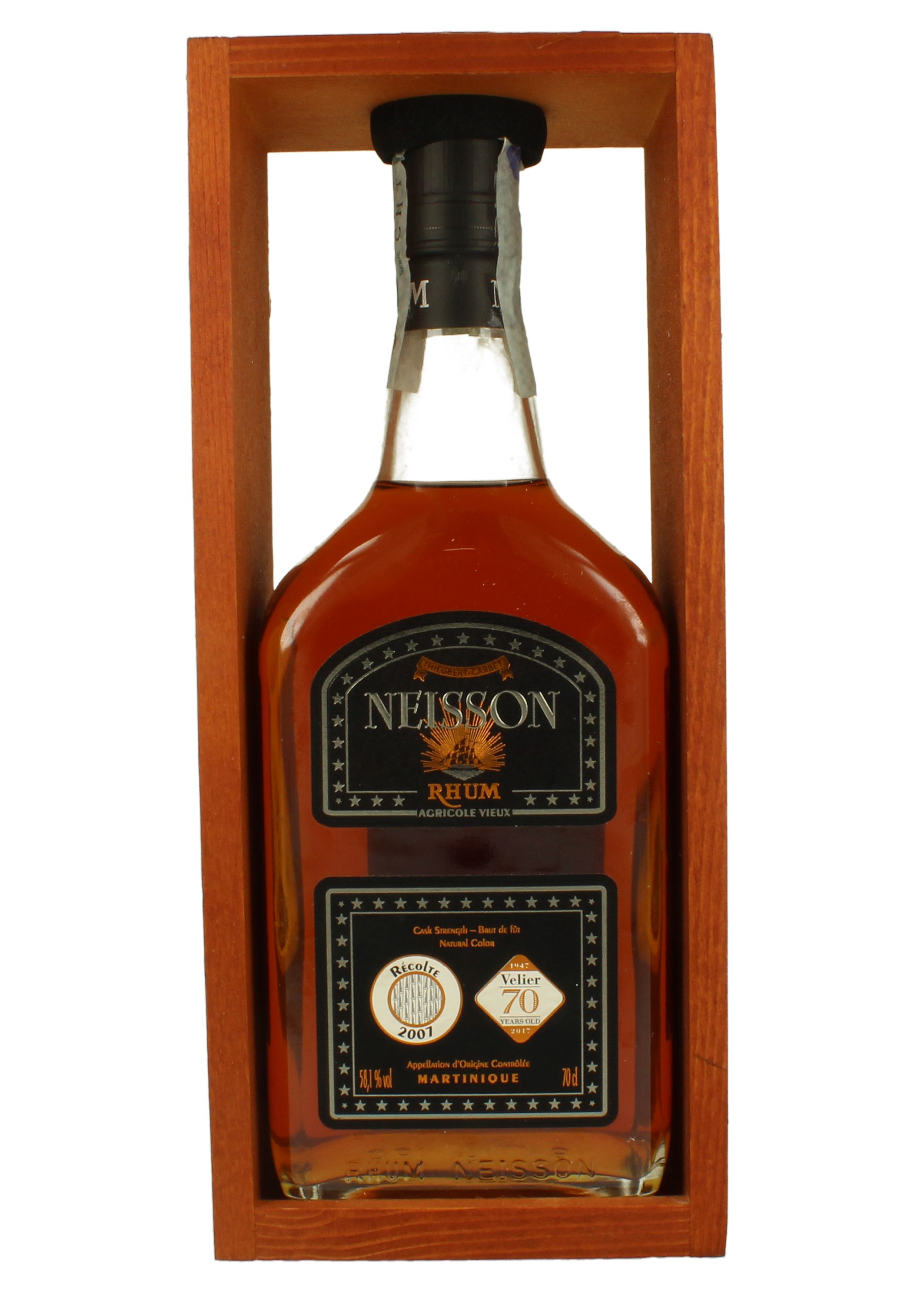 NEISSON RUM 2007 70cl 58.1% Velier - 70 ° Anniversary - Products ...