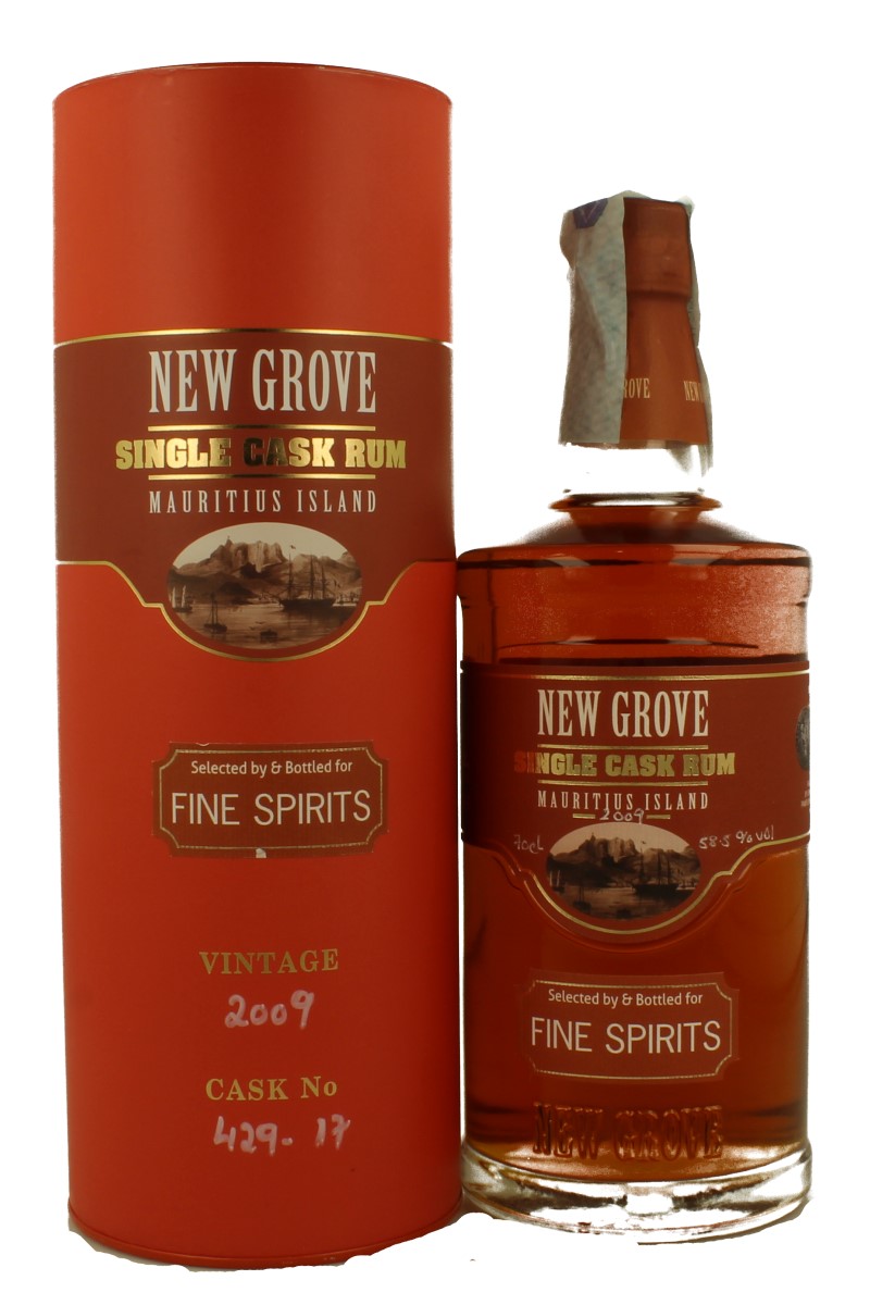 New Grove single Cask Rum 2009 70cl 58.8% OB- cask 429-17 - Products ...