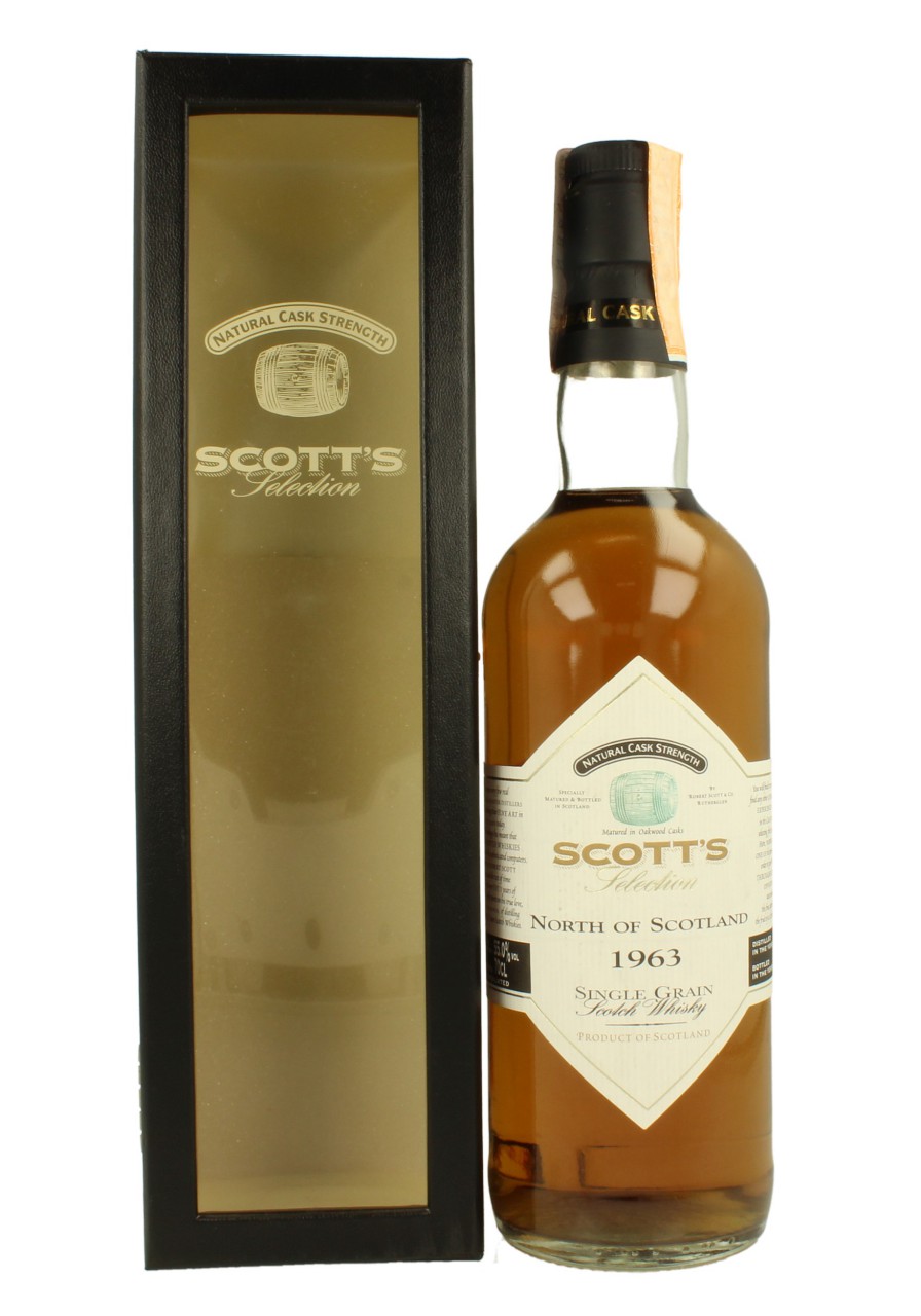 NORTH OF SCOTLAND 1963 1998 70cl 55% Scott's Selection - Single Grain ...