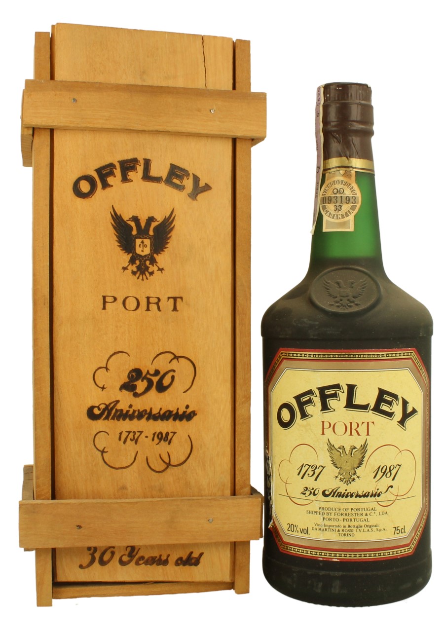 OFFLEY Port 30yo Bot.1987 75cl 20% 250th anniversary 1737-1987 ...