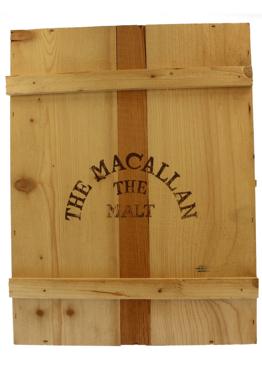 Old Box THE MACALLAN Space for 3 Bottles - Products - Whisky Antique ...