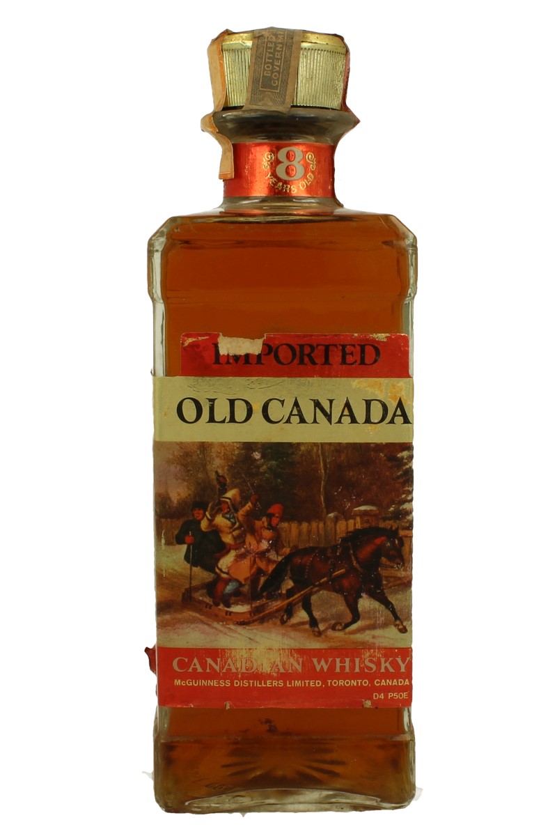 Old Canada 8 years old Bot.60/70's 75cl 40% - Products - Whisky Antique ...