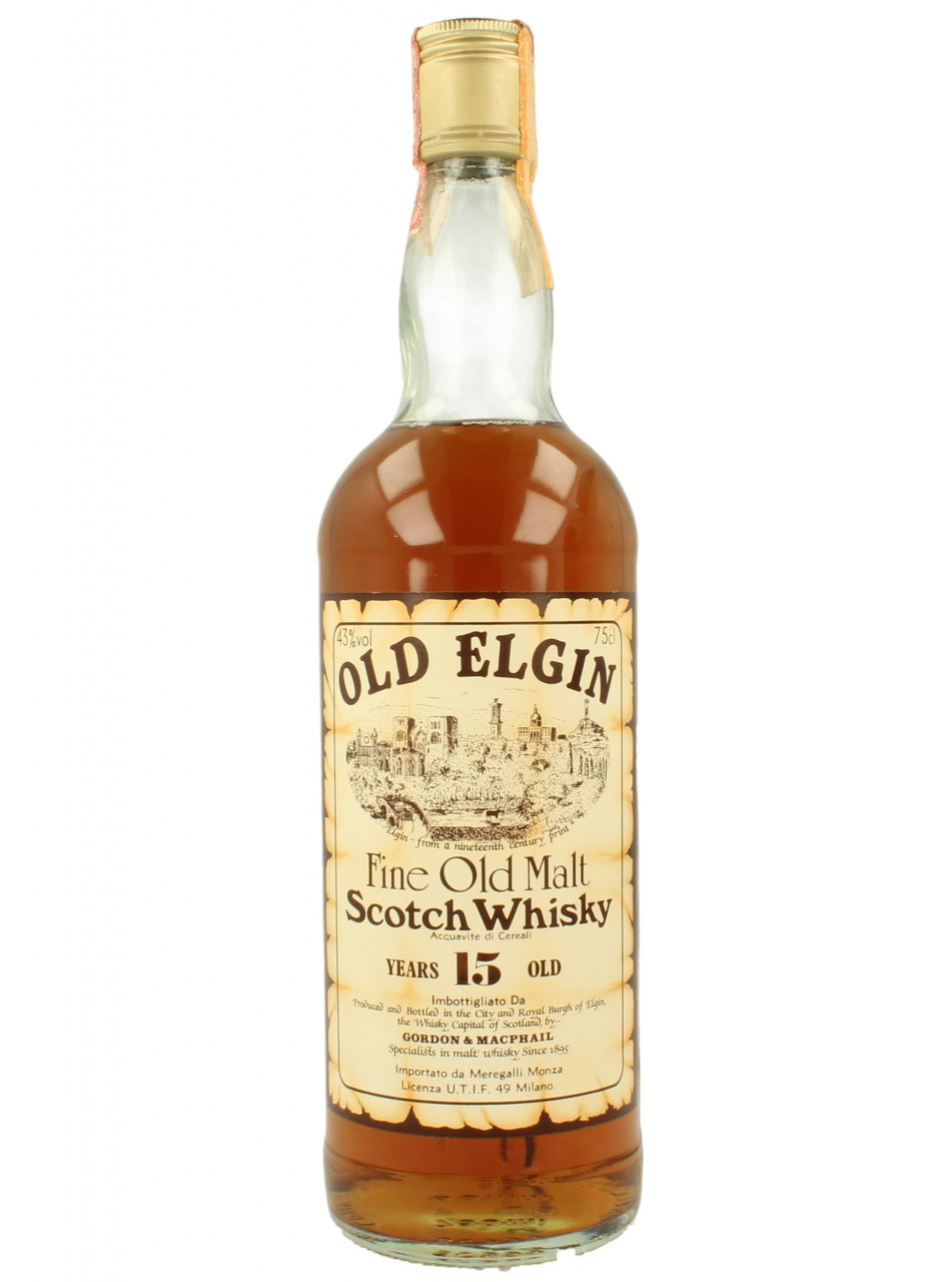 OLD ELGIN 15yo Bot.80's 75cl 43% Gordon MacPhail - Fine Old Malt ...
