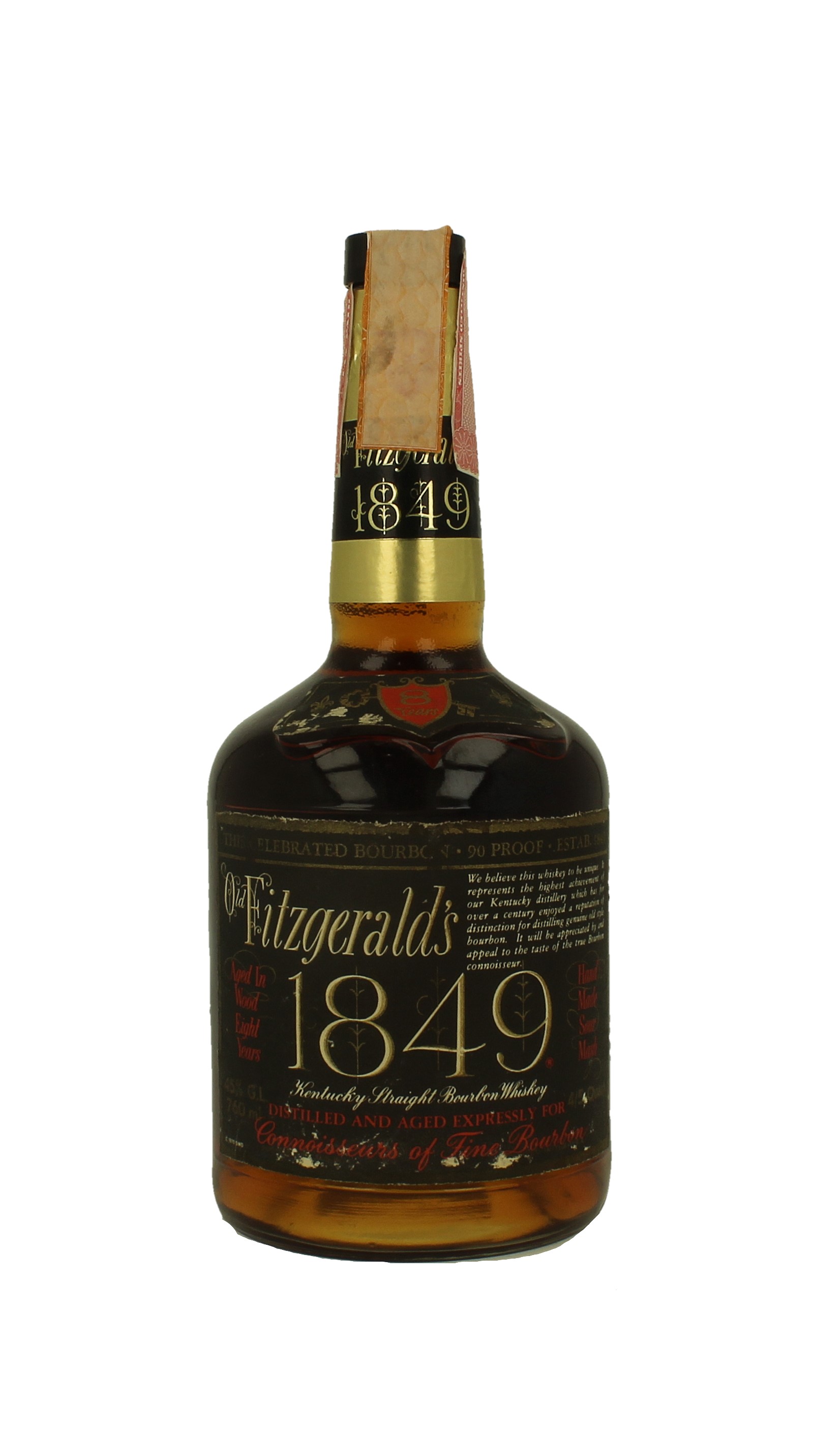OLD FITZGERALD'S '1849' 8 Years Old - Bot.70's (around 1977) 4/5 Quart ...