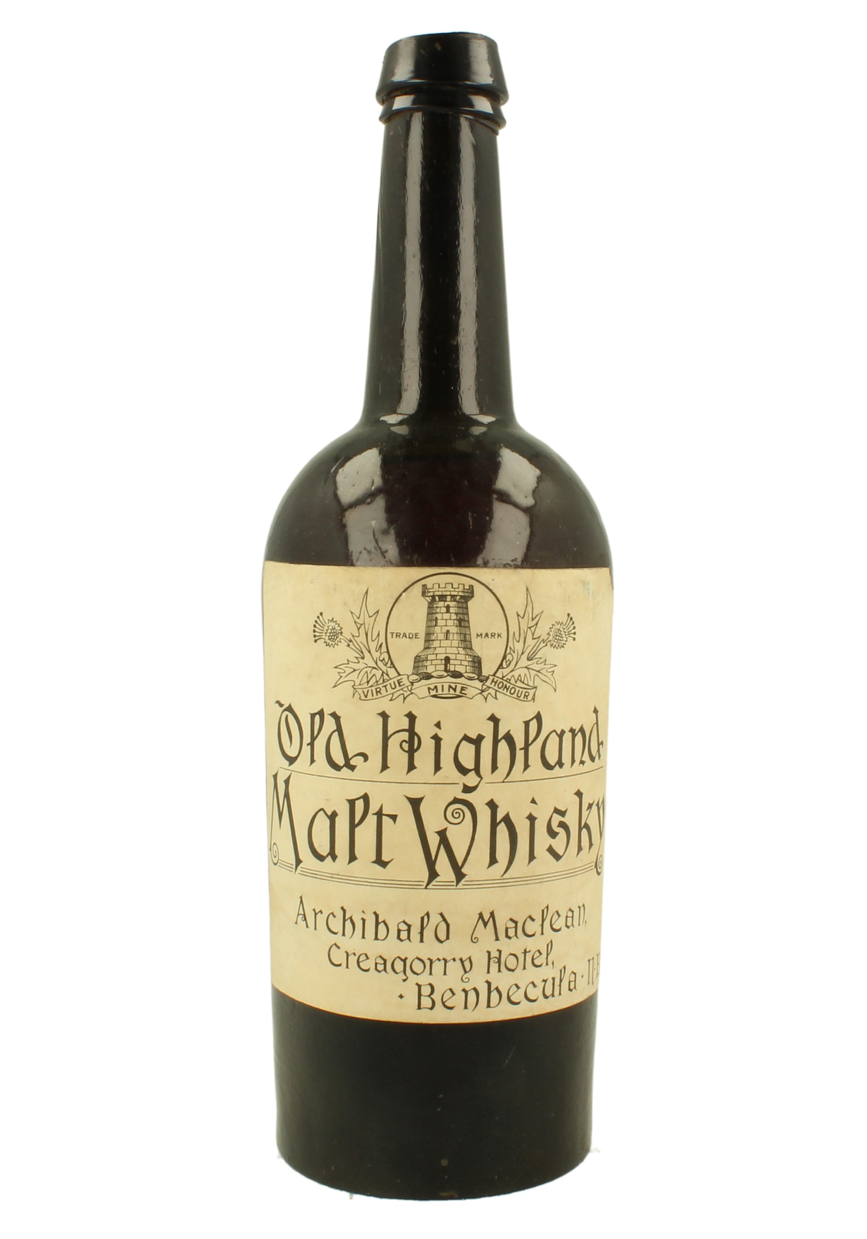 OLD HIGHLAND MALT WHISKY ARCHIBALD MACLEAN WE DO NOT GUARANTEE THE ...