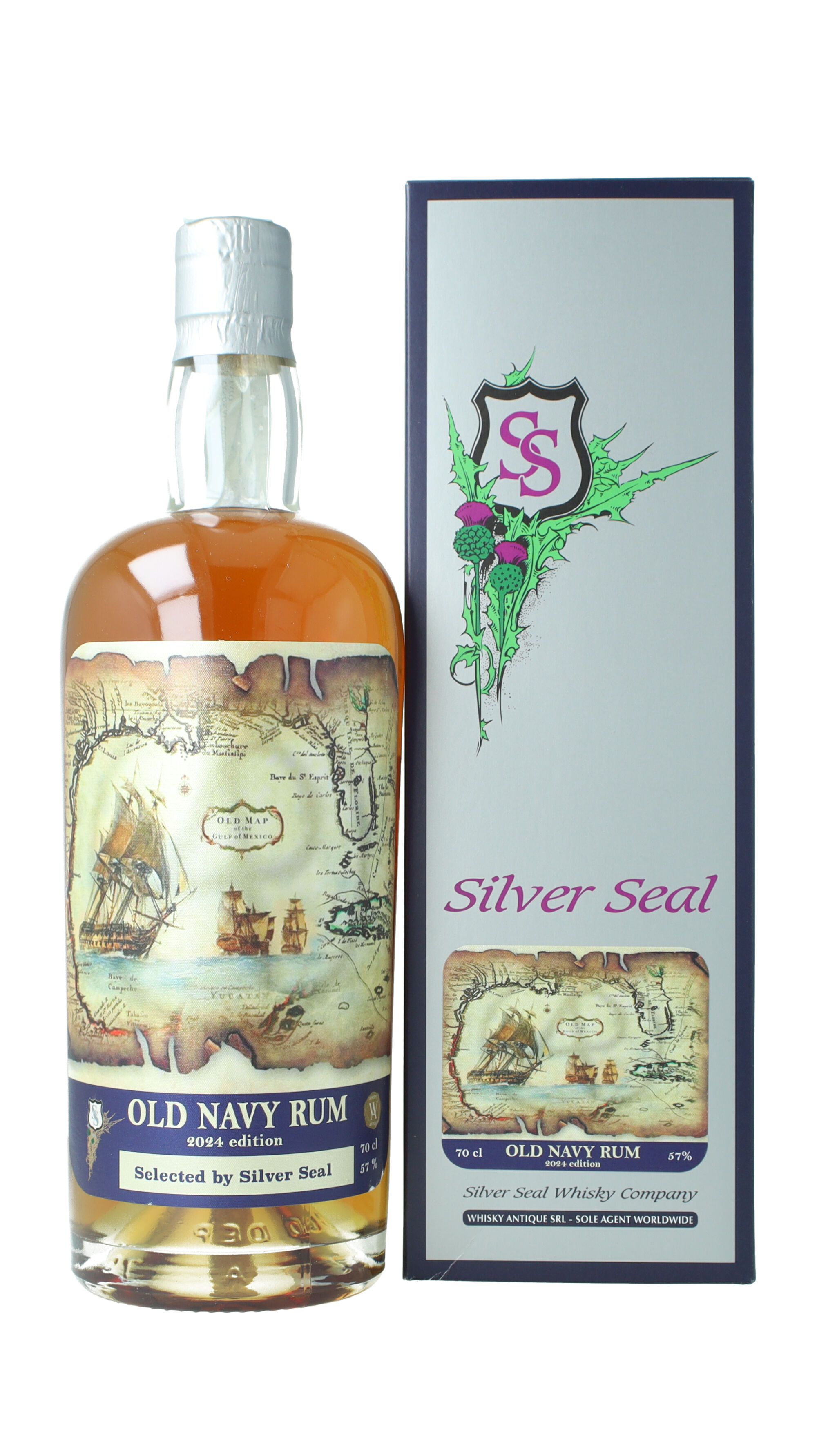 OLD NAVY RUM Jamaica-Guyana-Barbados 70cl 57% Silver Seal - Rum Limited ...