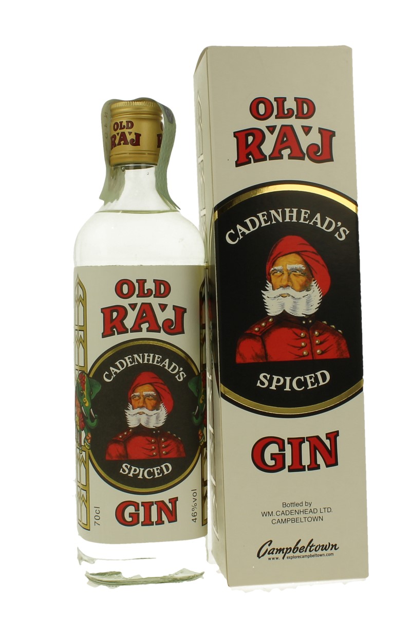 Old RAJ Gin Spiced 70cl 46% Cadenhead's - - Products - Whisky Antique ...