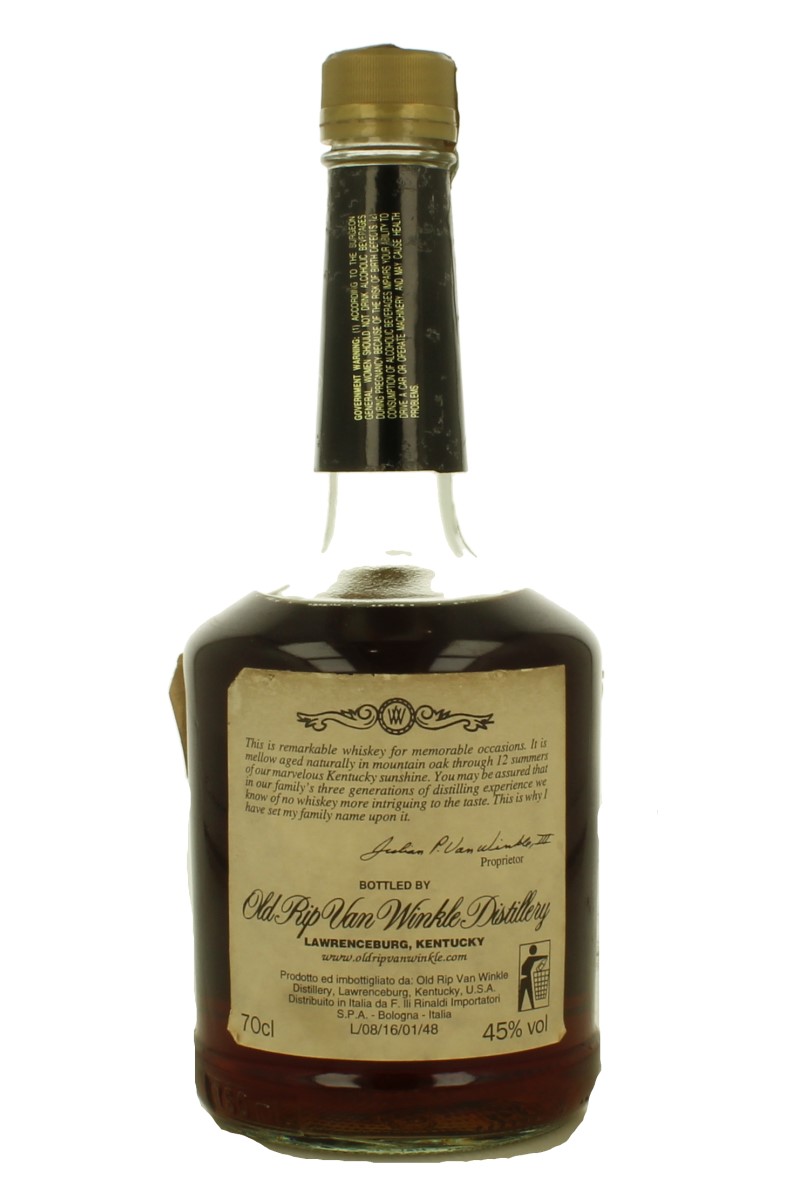OLD RIP VAN WINKLE 12 years old Bot in The early 2000 70cl 90 US Proof ... OLD RIP VAN WINKLE 12 years old Bot in The early 2000 70cl 90 US Proof ...