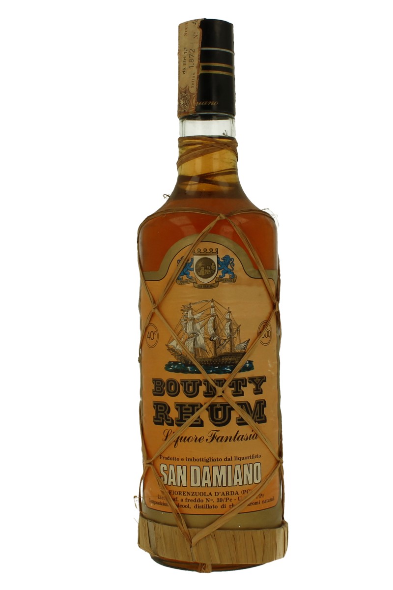 Old RUM RHUM Fantasia San Damiano Bot 60/70's 100cl 40% - Products ...