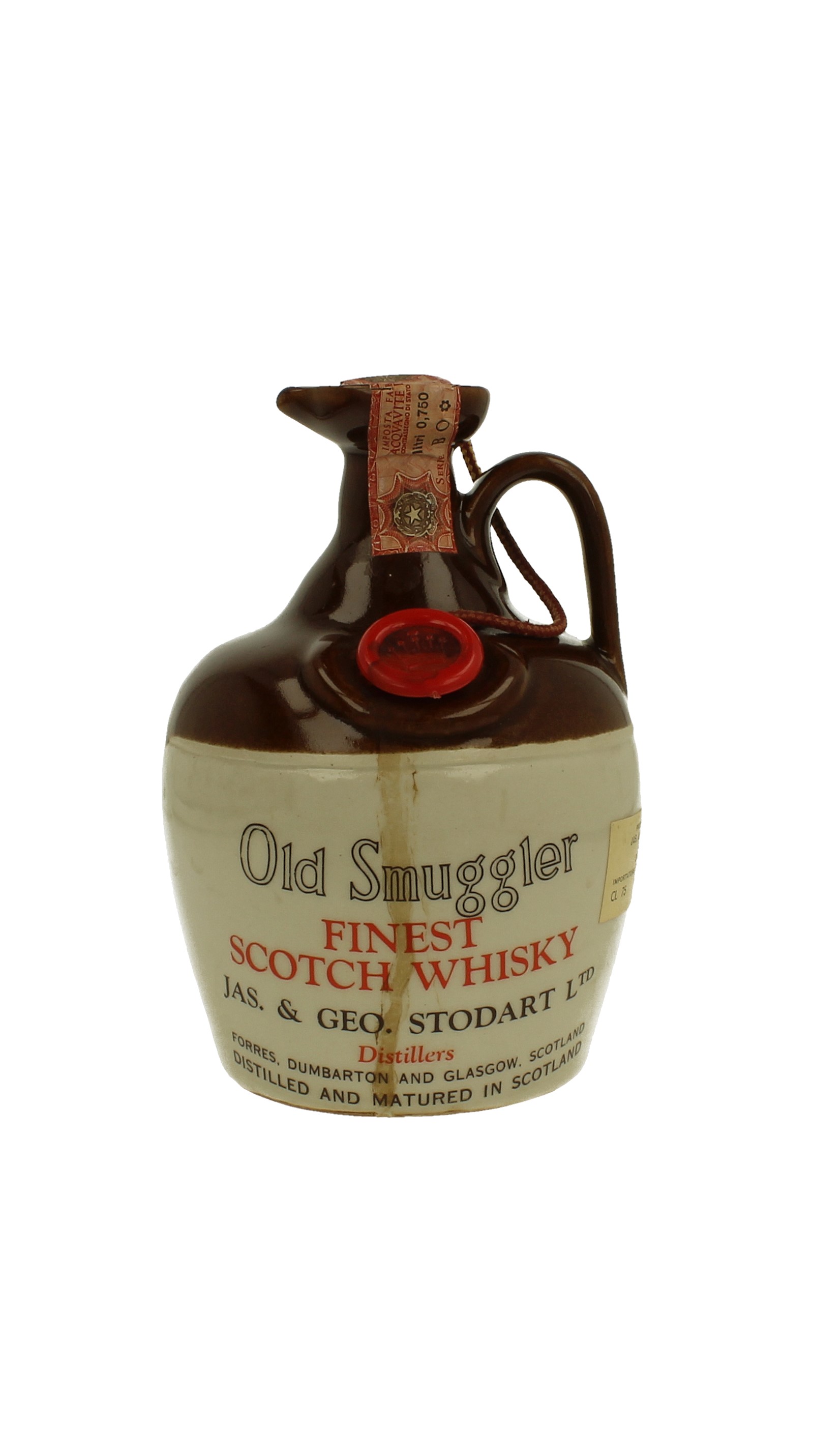 Old Smuggler Scotch Whisky Bot. late 70's 75cl 40% - Products - Whisky ...
