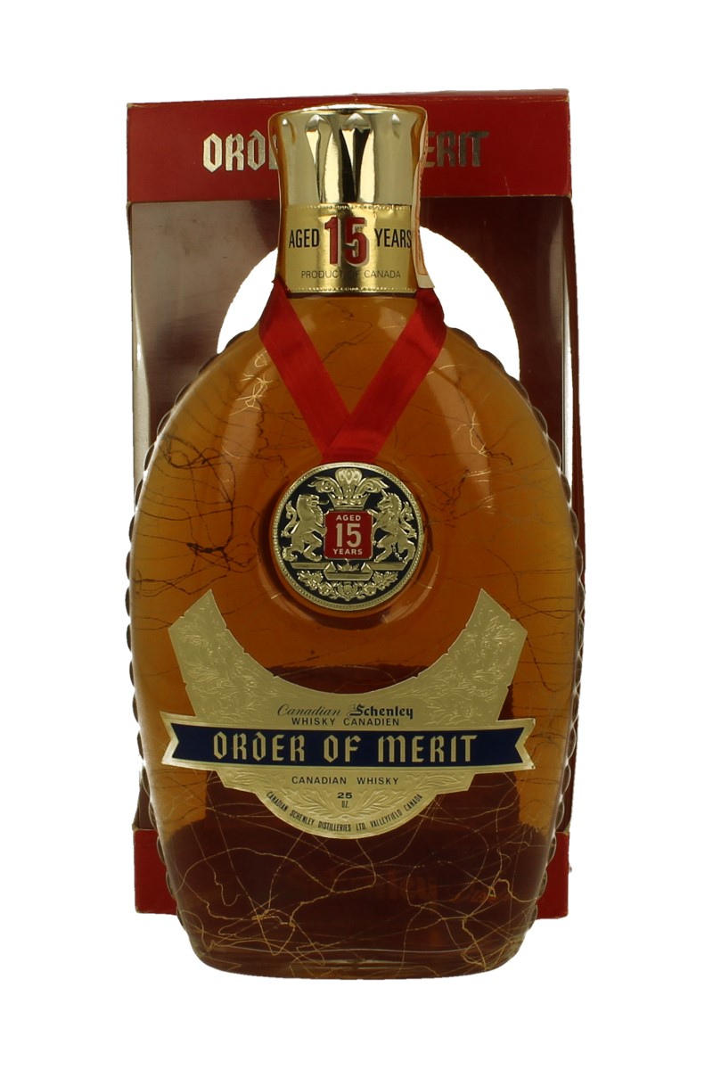 Order Of Merit Canadian Whiskey 15 Years Old 1957 1972 75cl 40% ...