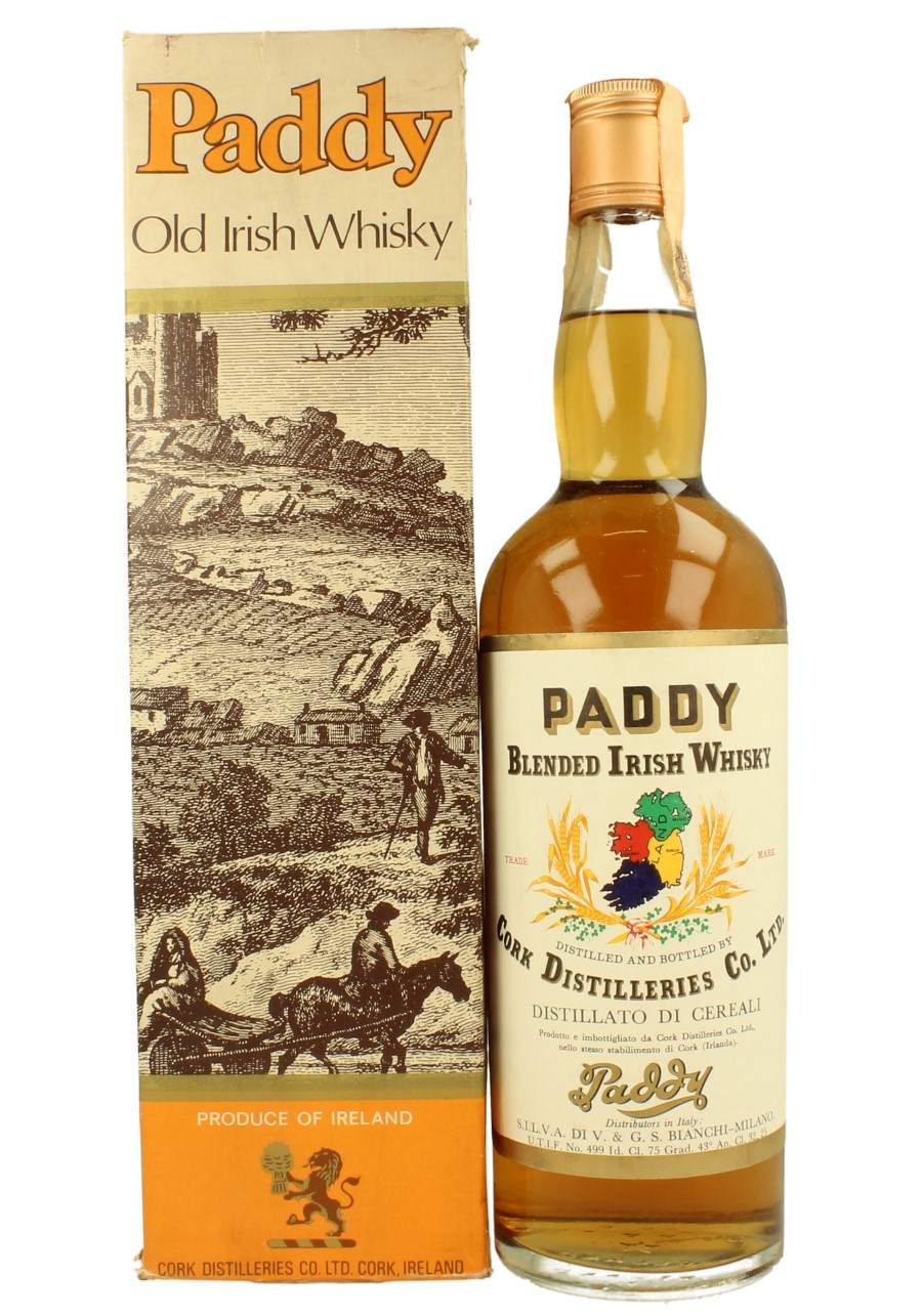 PADDY IRISH OLD BOTTLE 75 CL 43 % - Products - Whisky Antique, Whisky ...