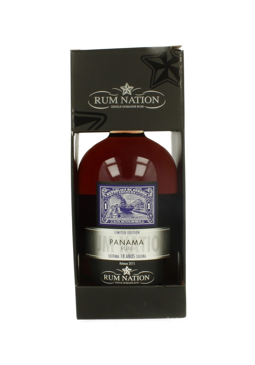 PANAMA RUM 18yo 70cl 40% Rum Nation - Products - Whisky Antique, Whisky ...