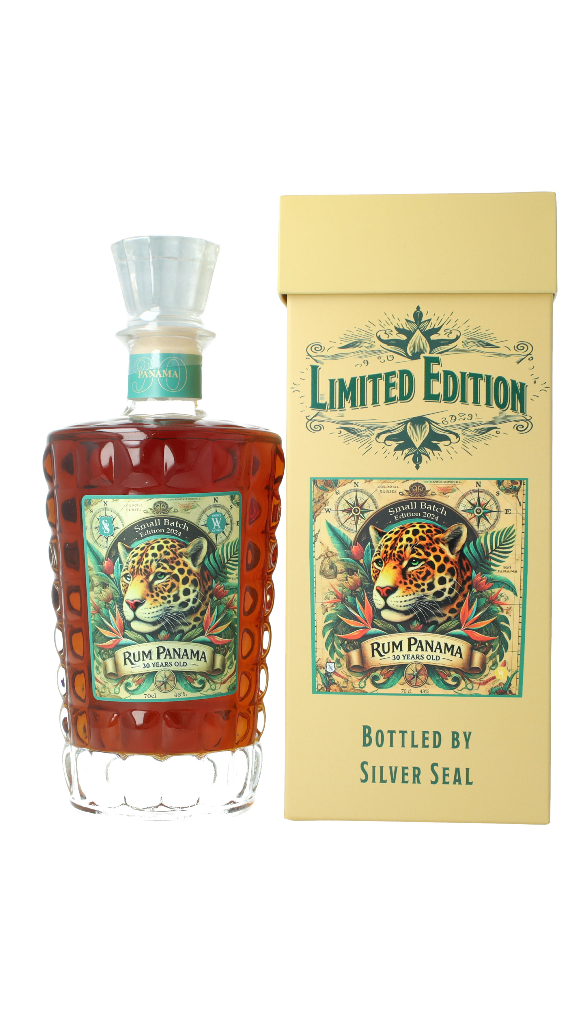 Panama Rum Small Batch Over 30 Year Old 70cl 43% Silver Seal- limited ...