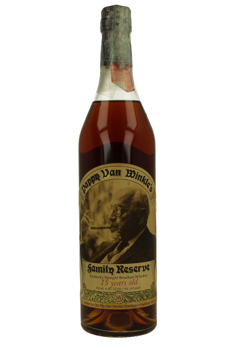 Pappy Van Winkle 15 Years Old Bot in The 90's early 2000 70cl 107 US ...