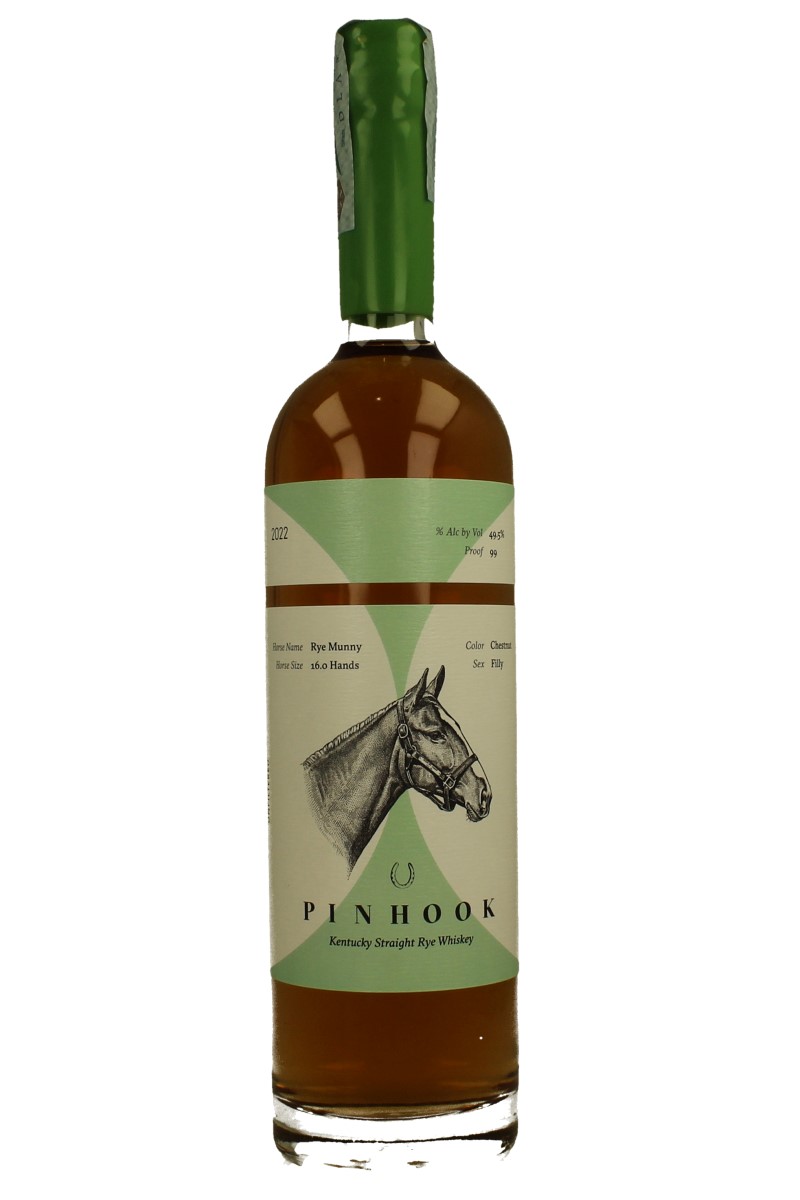 PINHOOK Kentucky Straight Rye Whiskey 70cl 49.5% 99 US proof Rey Munny ...