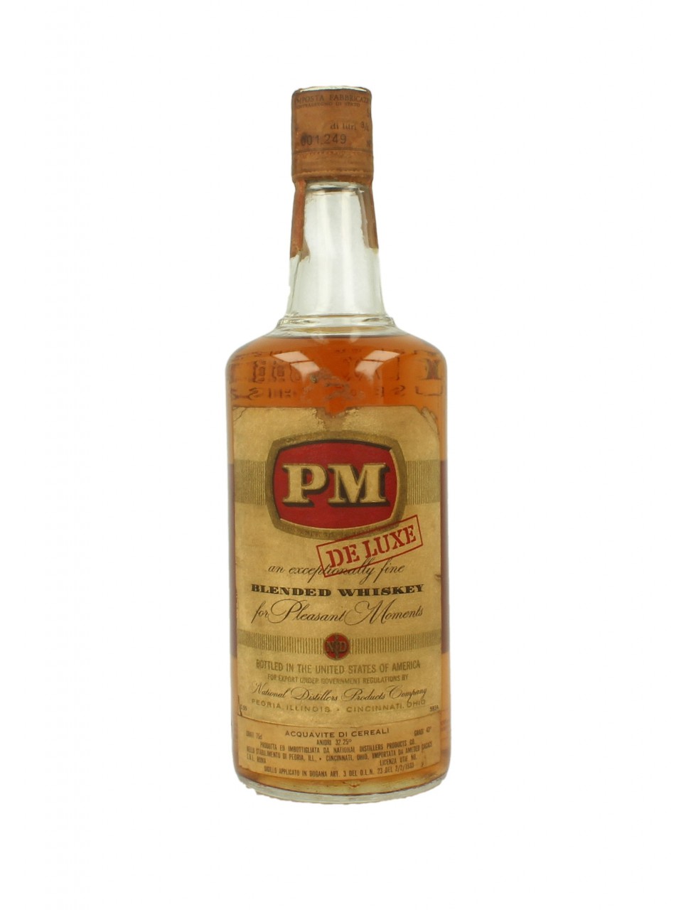 PM DeLuxe Bot.60's 75cl 43% - Products - Whisky Antique, Whisky & Spirits