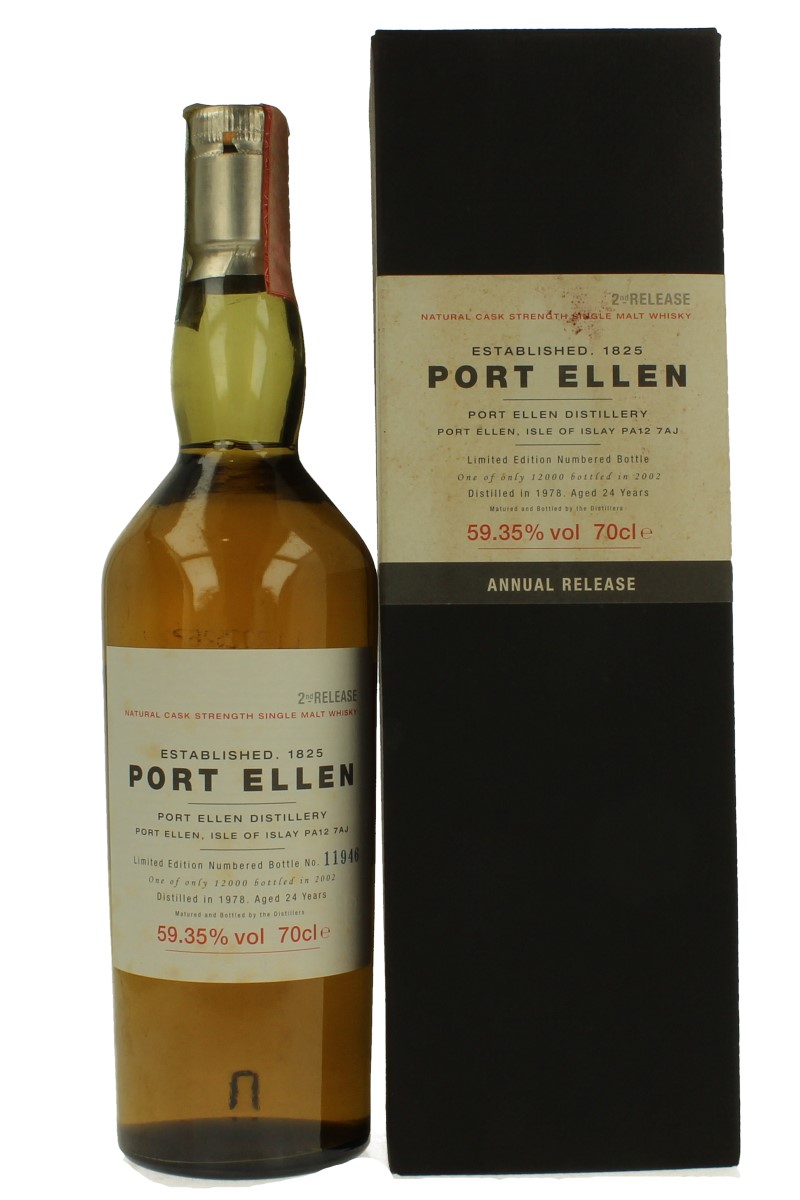 PORT ELLEN 24yo 1978 2002 70cl 59.35% 2nd RELEASE - Products - Whisky ...