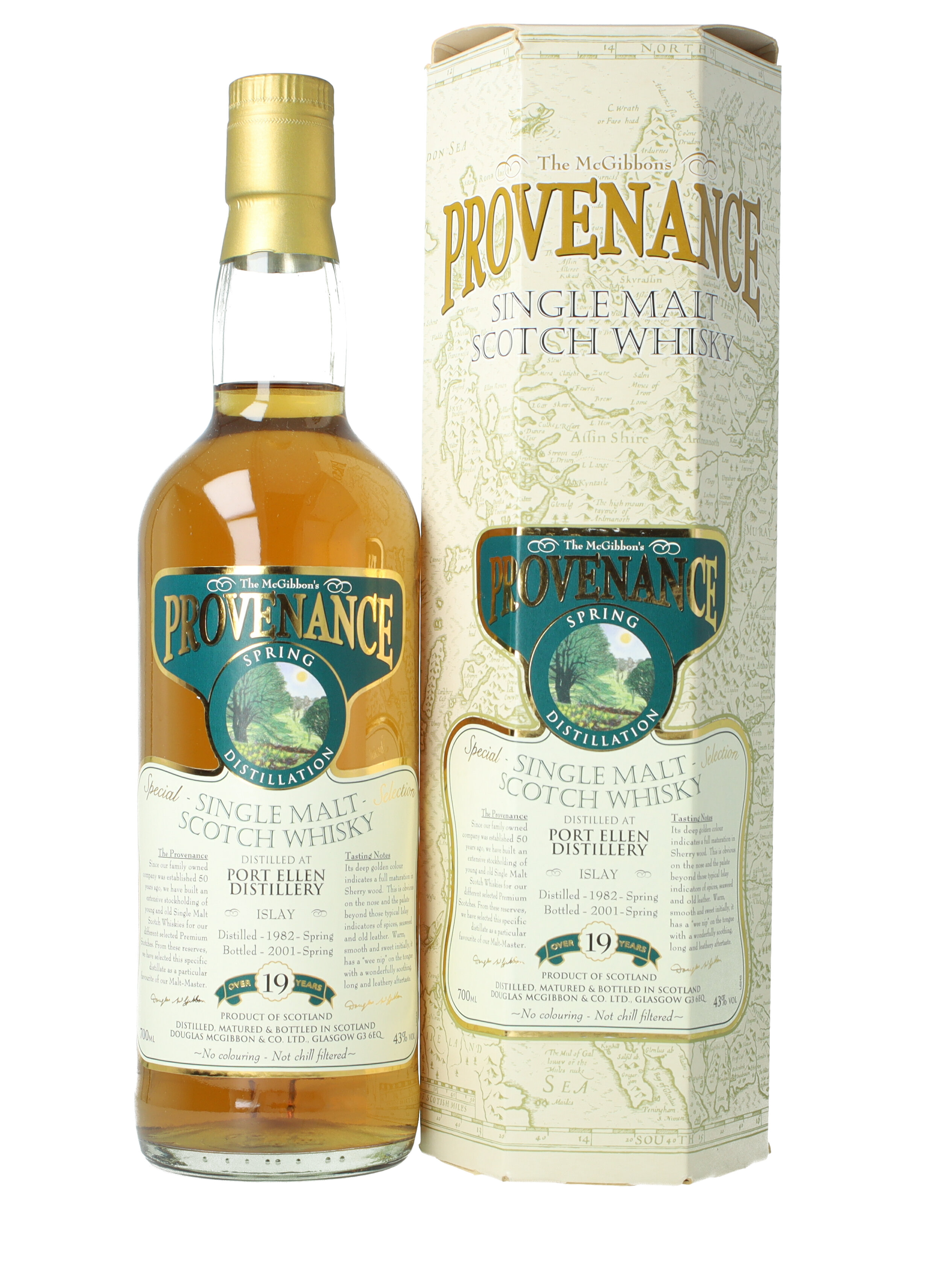 Port Ellen Islay Scotch Whisky 19 Years Old 1982 2001 70cl 43% Douglas ...