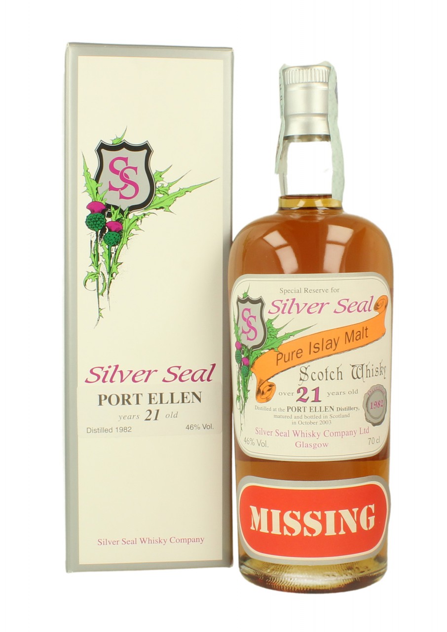 Port Ellen Islay Scotch Whisky 21 year old 1982 2003 70cl 46% Silver ...