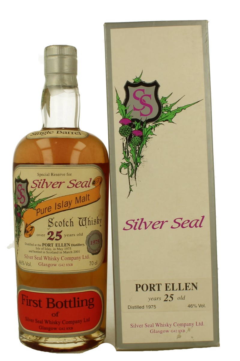 Port Ellen Islay Scotch Whisky 25 Years Old 1975 2001 70cl 46% Silver ...