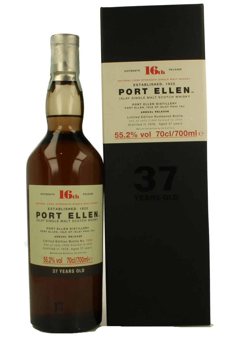 Port Ellen Islay Scotch Whisky 37 Years Old 1978 2016 70cl 55.2% OB ...