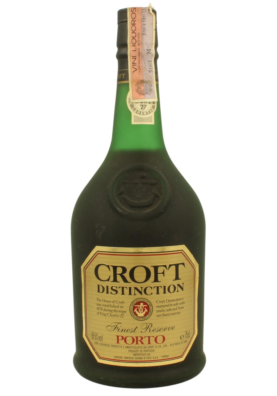 PORTO CROFT DISTINCTION 75 CL 19.5 % - Products - Whisky Antique ...