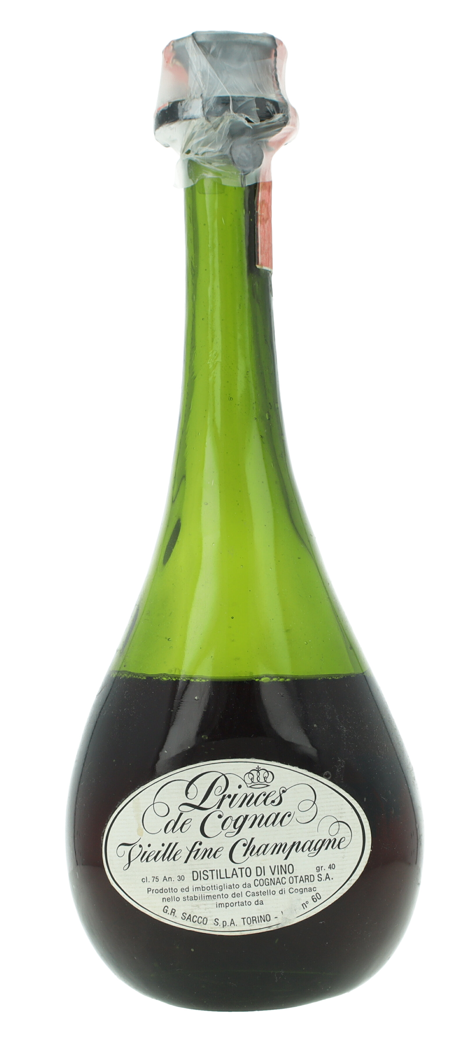 PRINCES DE COGNAC OTARD Bot 60/70's 75cl 40% VIELLE FINE CHAMPAGNE ...