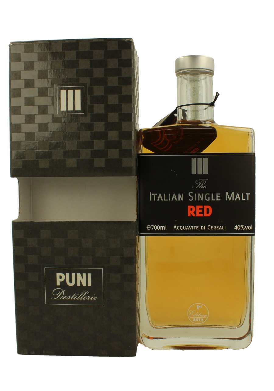 PUNI RED WHISKY 70cl 40% - Products - Whisky Antique, Whisky & Spirits