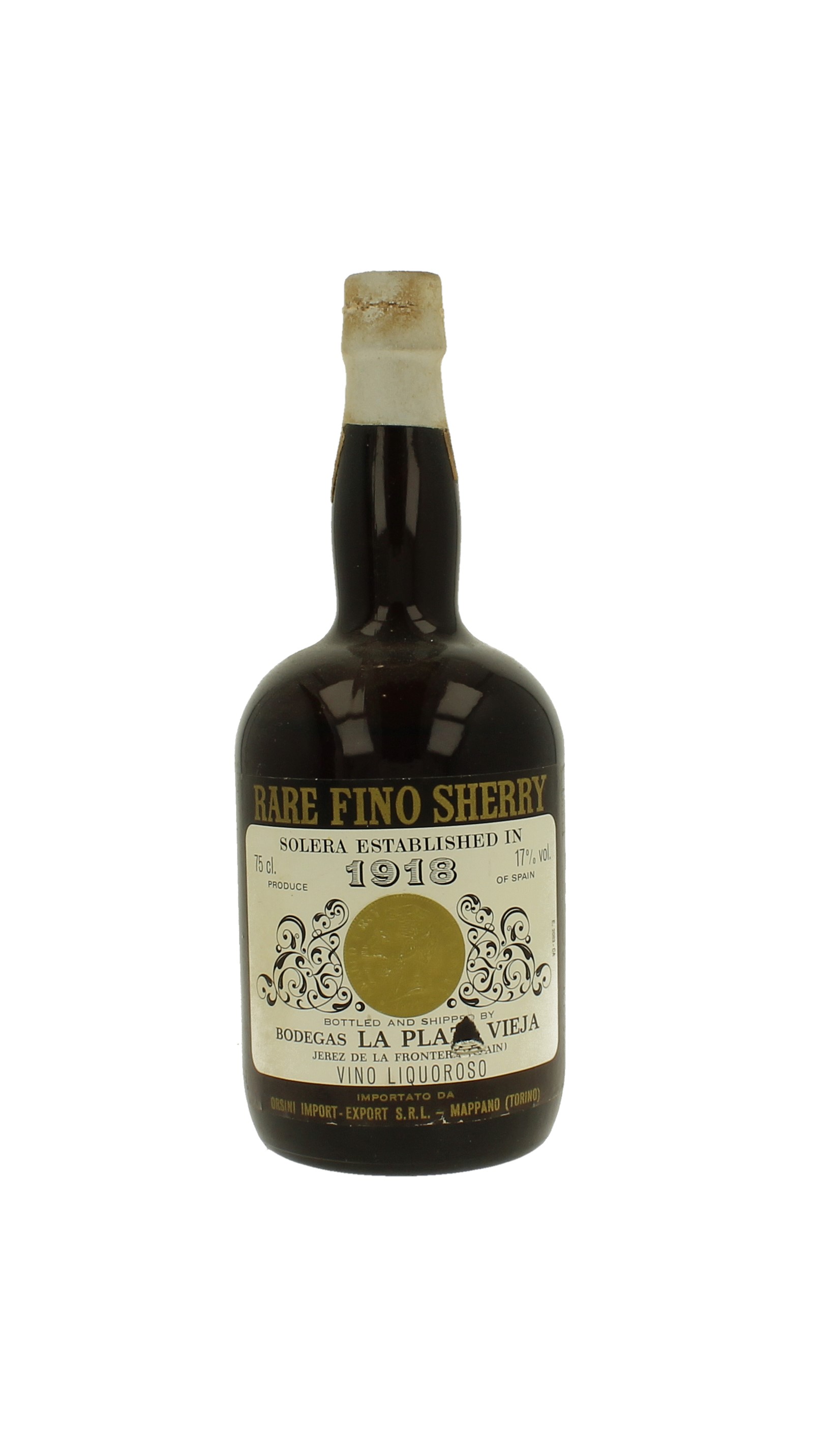 Rare Fino Sherry Plata Bot. 70/80's 75cl 17 % - Products - Whisky ...