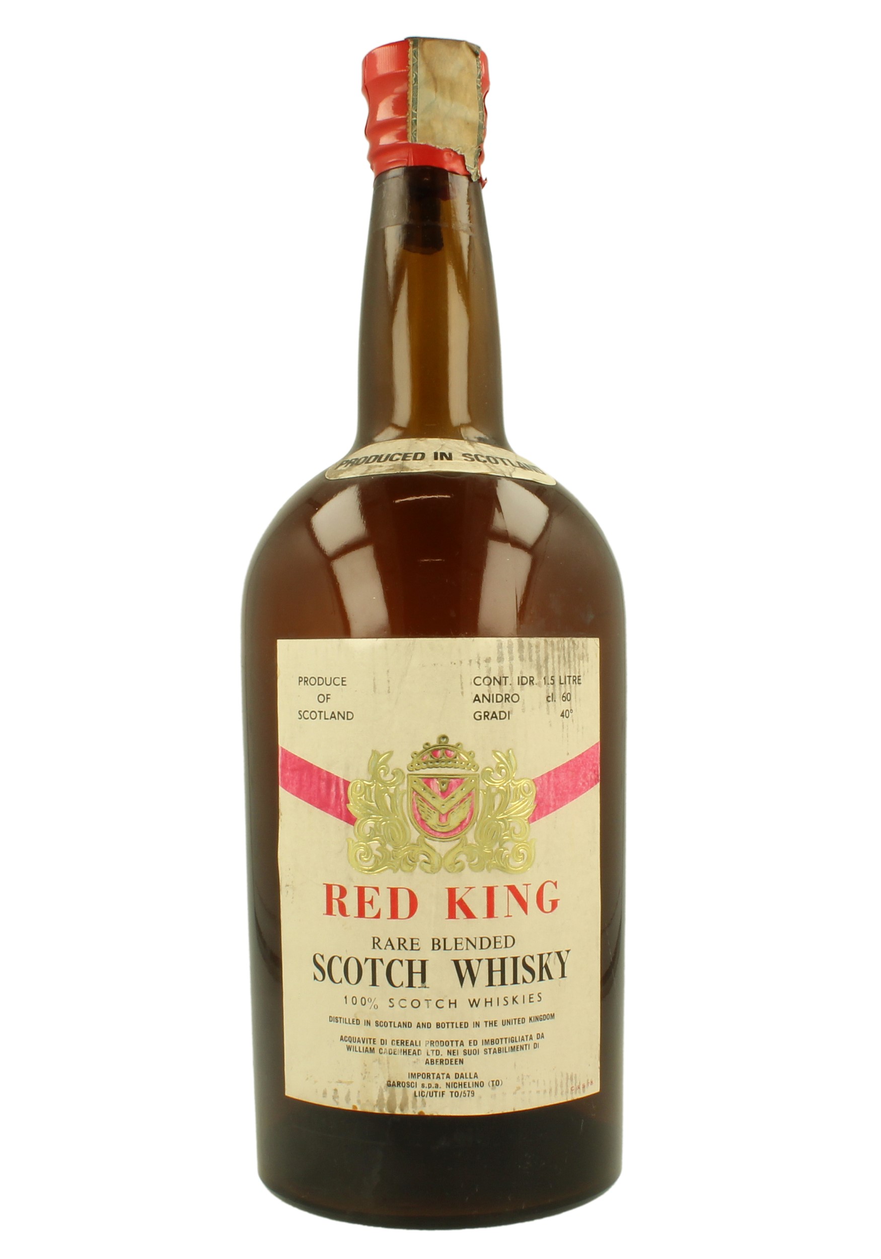 RED KING Bot.60's 150cl 40% Cadenhead's - Blended - Products - Whisky ...