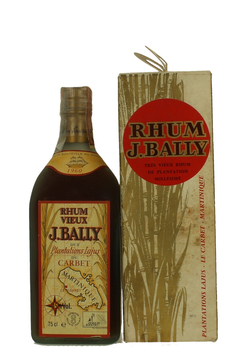RHUM BALLY 1960 75cl 45% Plantations Lajus Du Carbet - Rhum Vieux Agricole - Products - Whisky ...