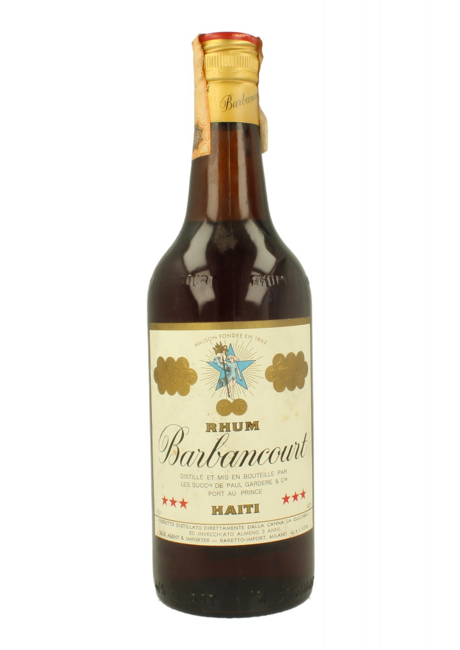 RHUM BARBANCOURT 75CL 43% VERY OLD BOTTLE -BOTTLED IN THE 70'S ...