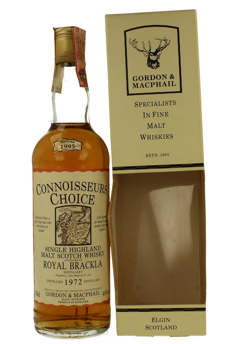 ROYAL BRACKLA 1972 1995 70cl 40% Gordon MacPhail - Products - Whisky ...