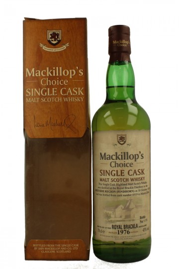 ROYAL BRACKLA 1976 70cl 43% Mackillop's Choice cask 1273 - Products ...