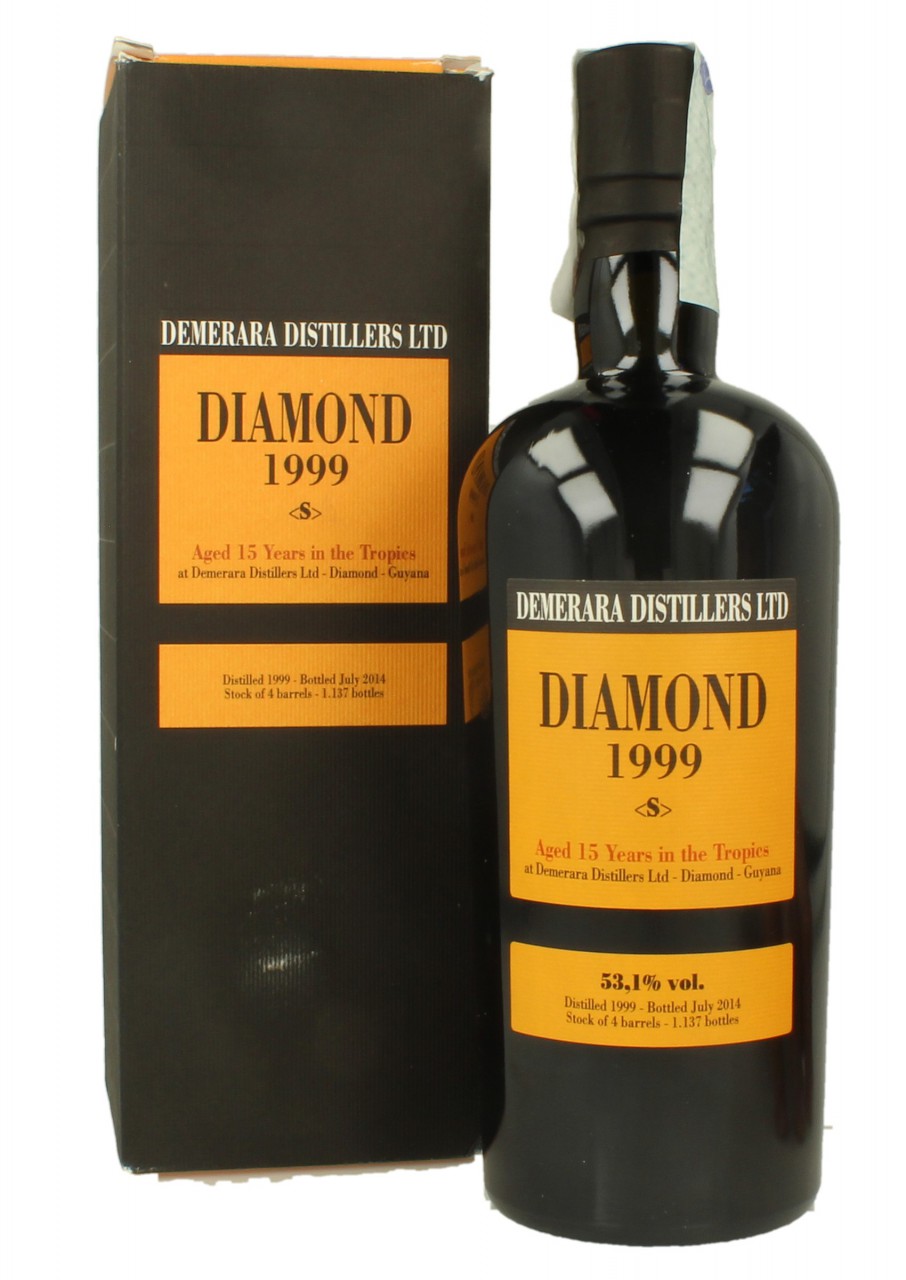 RUM DIAMOND 15 years old 1999 2014 70cl 53.1% Velier AGED IN TROPICS ...