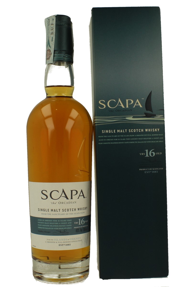 SCAPA 16yo 70cl 40% - Products - Whisky Antique, Whisky & Spirits