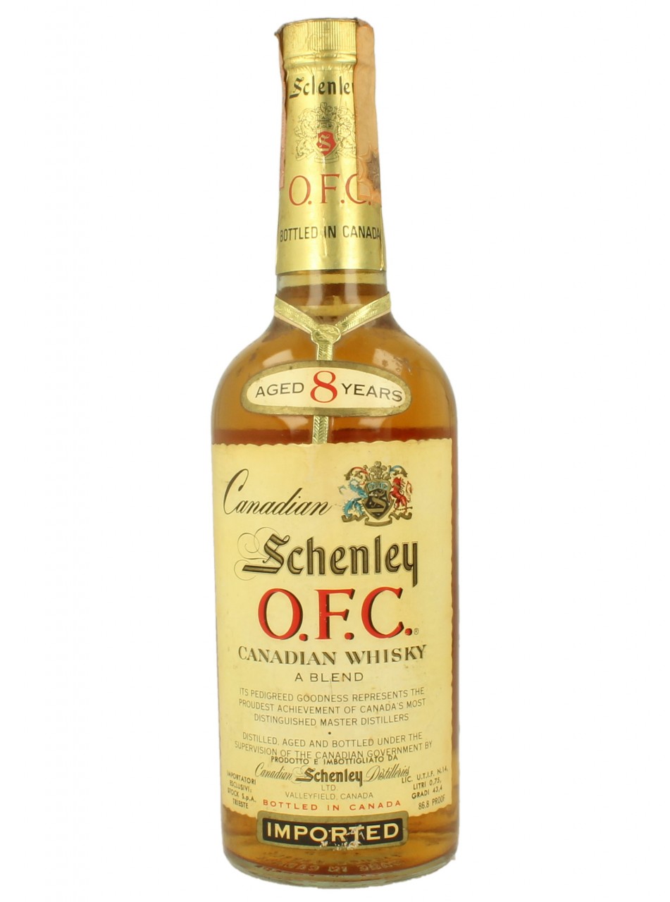 SCHENLEY OFC 8 years old 75cl 43.4% Canadian Blend - Products - Whisky ...