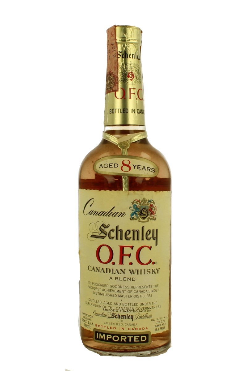 SCHENLEY OFC Bottled around 1970 75cl 42.4 % Canadian Whiskey ...