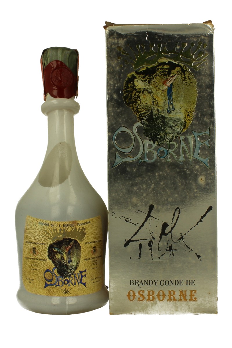 Spanish Brandy OSBORNE Dali' Design Bot 60/70's 75cl 40% LOW LEVEL like ...