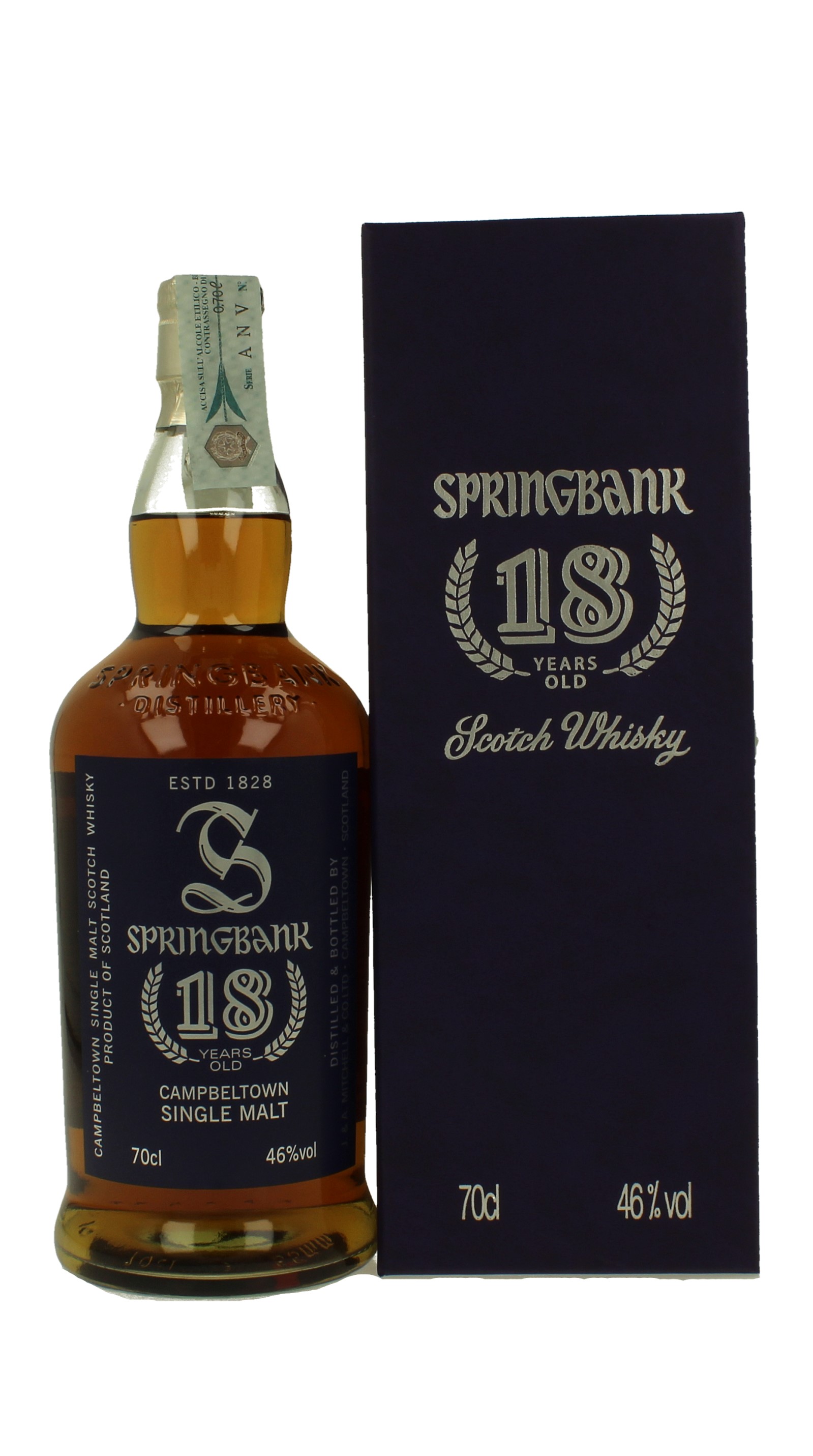 SPRINGBANK 18 years old 70cl 46% OB-bottled 2009 - Products - Whisky ...