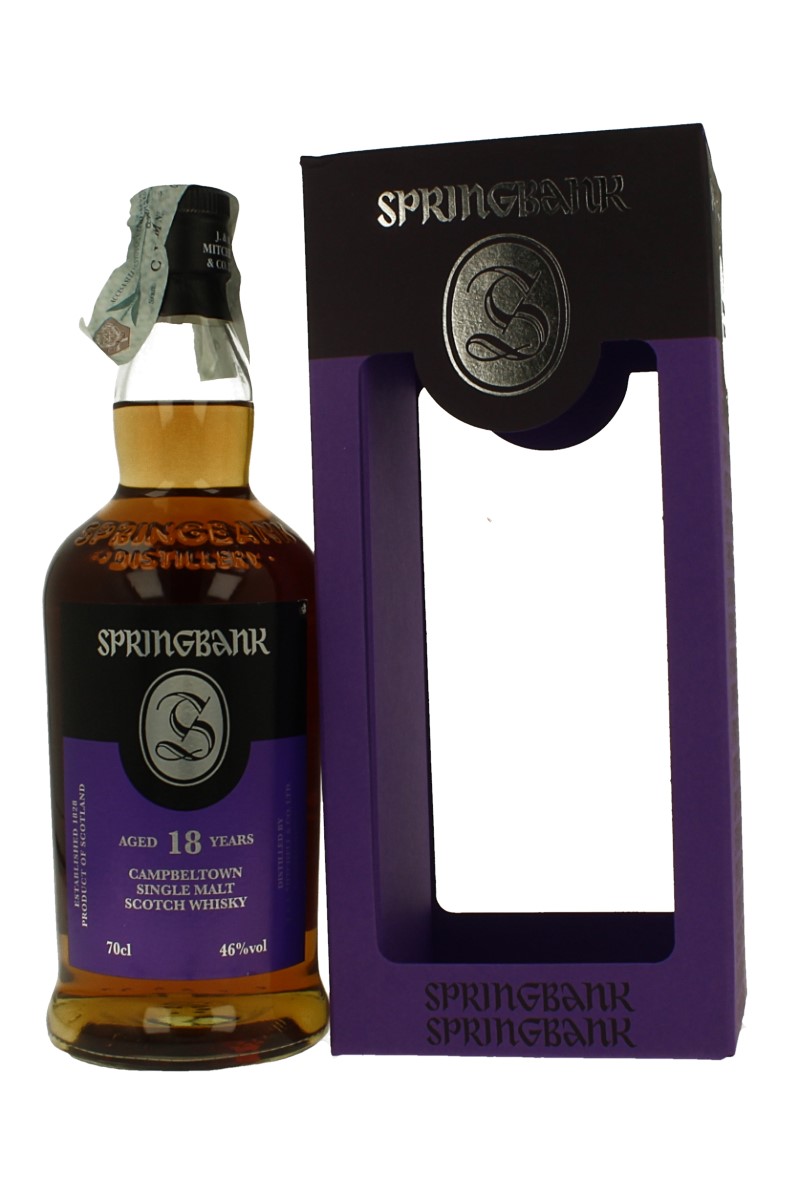 SPRINGBANK 18 years old 70cl 46% OB-bottled 2020 - Products - Whisky ...