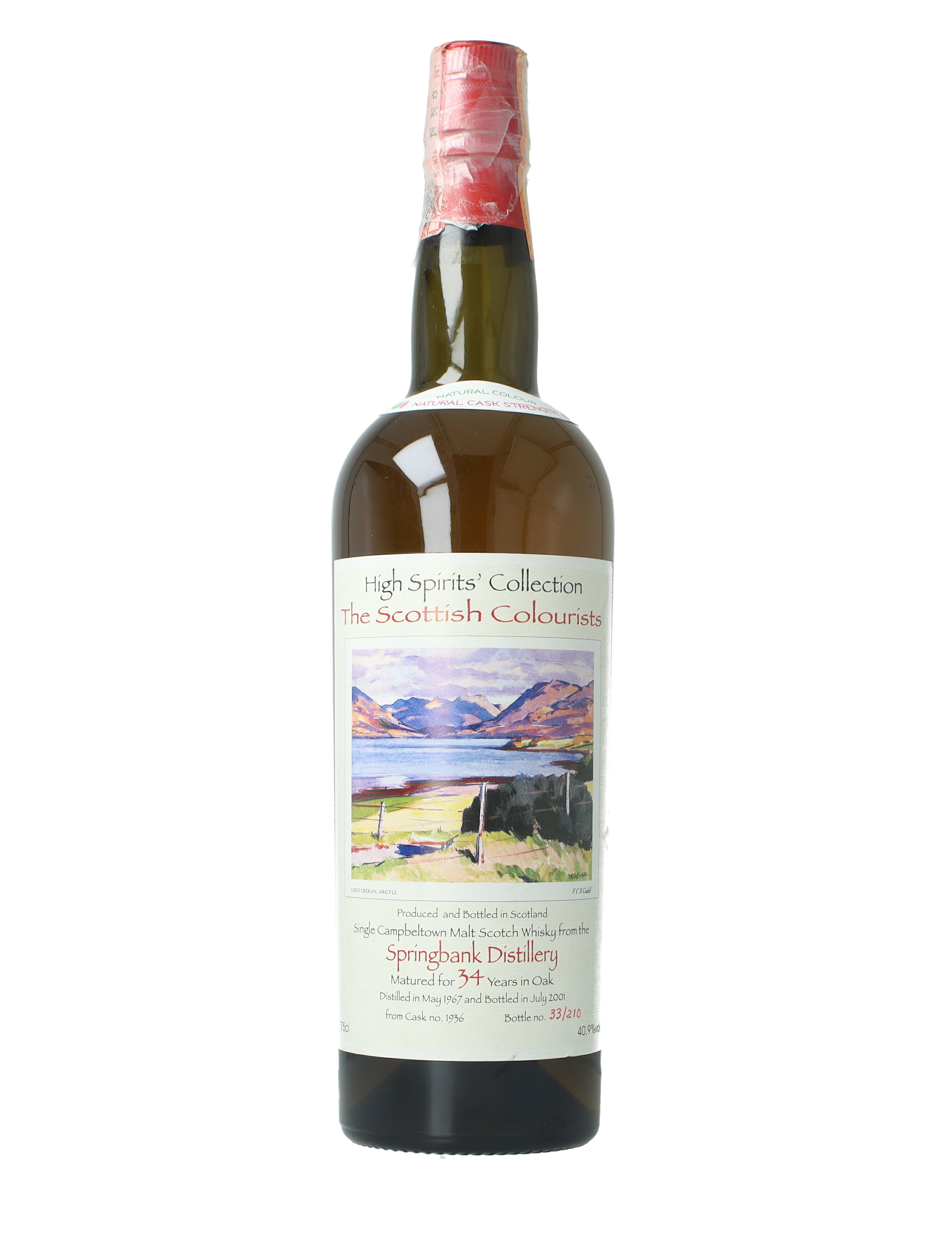 Springbank Campbeltown Scocth Whisky 34 Years Old 1967 2001 75cl 40% ...