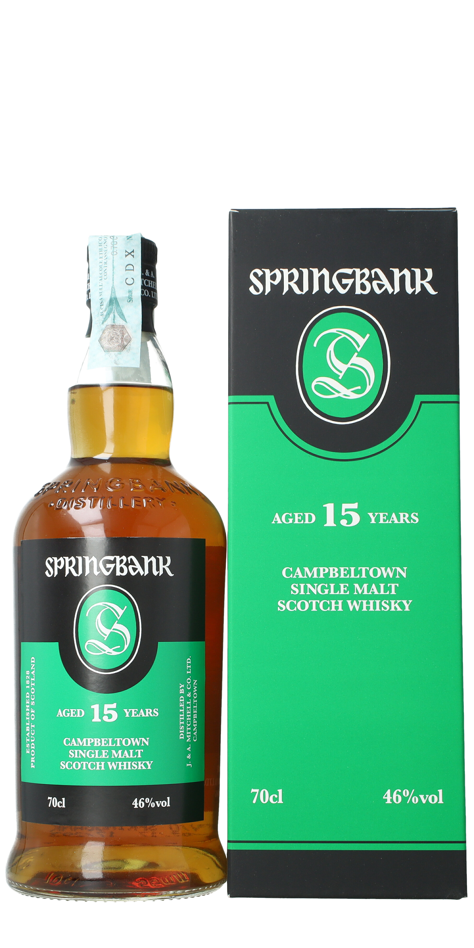 Springbank Campbeltown Scotch Whisky 15 year old 70cl 46% OB - Products ...