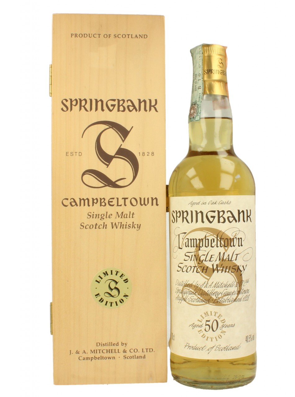 Springbank CampbelTown Scotch whisky 50 Year old 70vl 40.5% Millenium ...