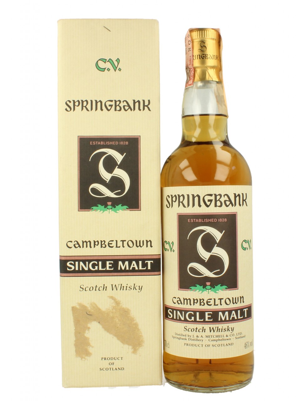 SPRINGBANK Cv Bot.90's 70cl 46% OB - Products - Whisky Antique, Whisky ...