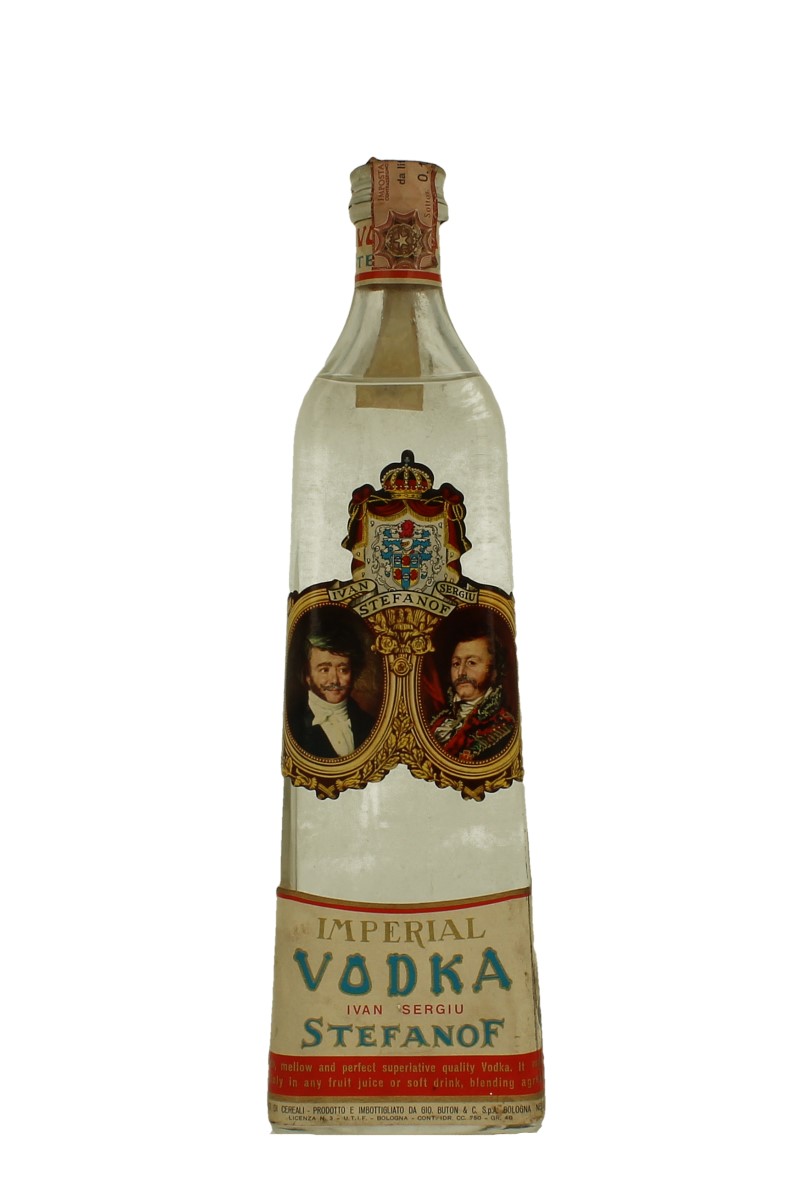 Stefanov Vodka Imperial Bot 60/70's 75cl 40% - Products - Whisky ...
