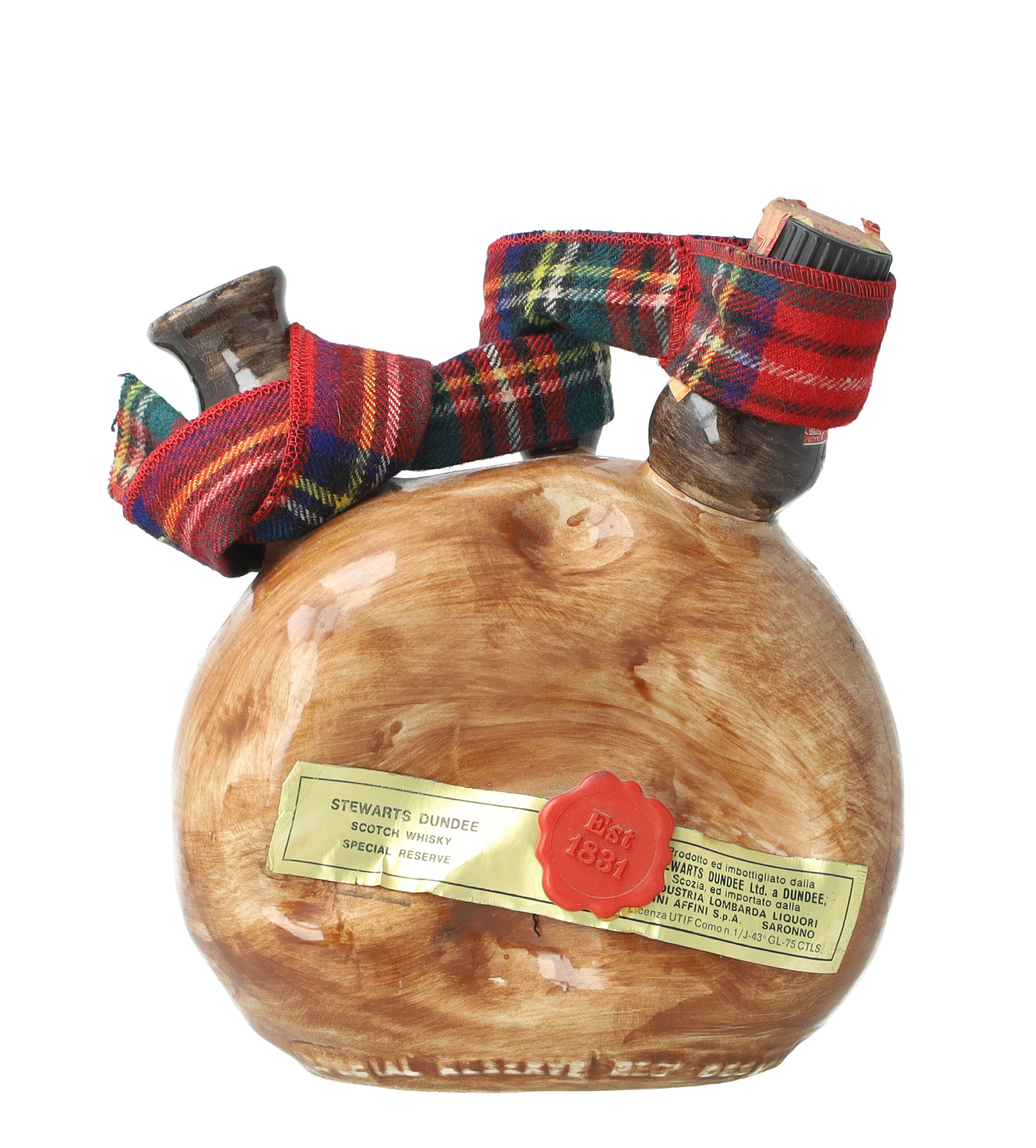 Stewart Dundee Blended Scotch Whsiky 75cl 43% OLD CERAMIC - Products ...