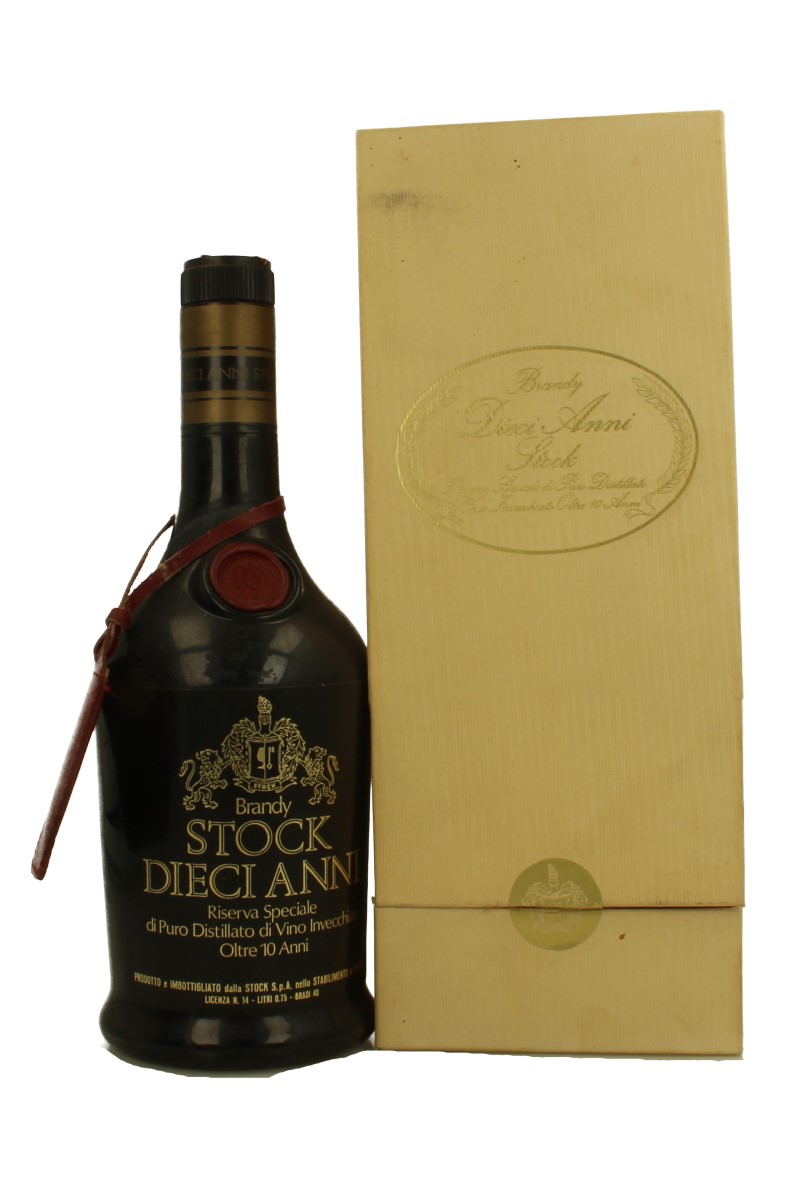 Stock Brandy 10 years old Bot 60/70's 75cl 40% OB- - Products - Whisky ...
